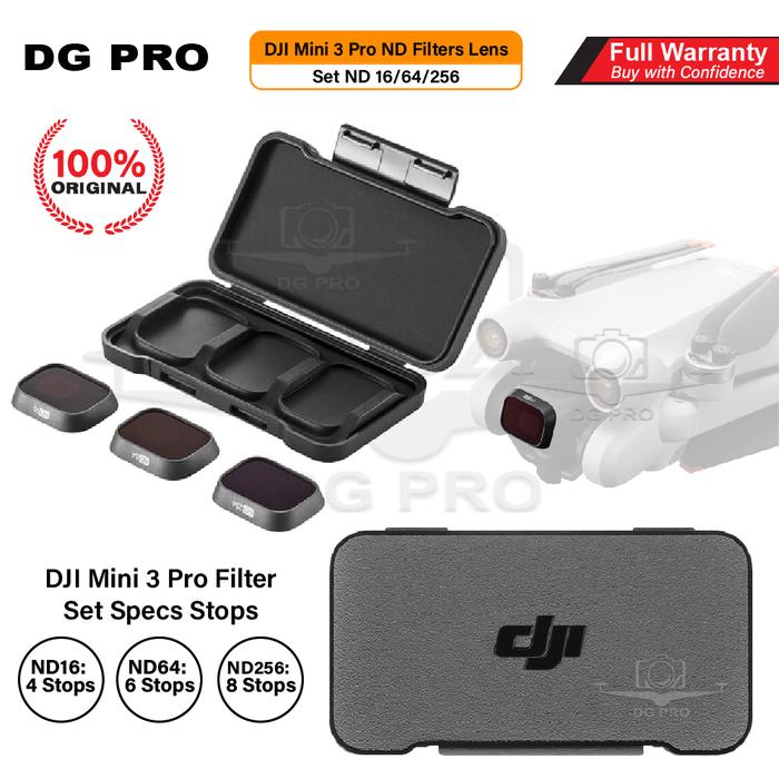 Jual DJI Mini 3 Pro ND Filters Lens Set ND 16 / 64 / 256 Filter ...