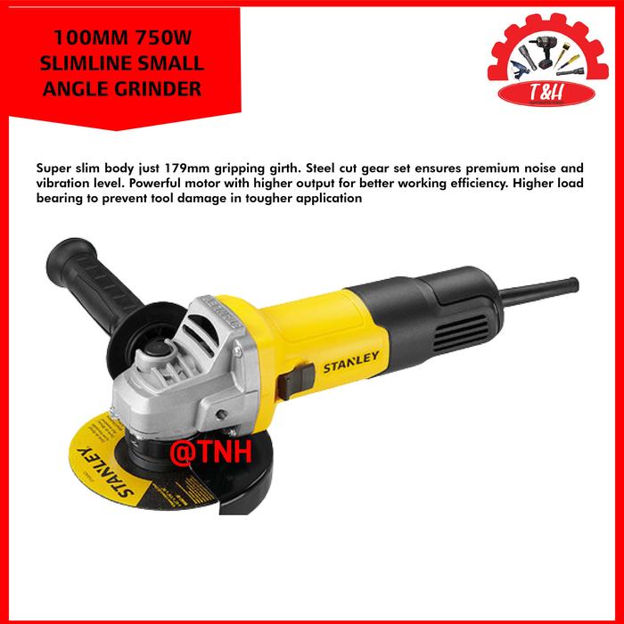 Jual Stanley SG7100 / Mesin Gerinda Tangan 100MM 750W / Slimline ...