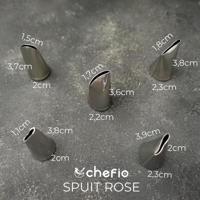 Jual Chefio Spuit Buttercream Set / Spuit Dekorasi Stainless Set ...