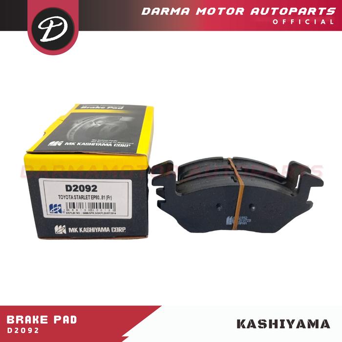 Jual Kampas Rem Depan Toyota Starlet EP80 EP81 D2092 Ori Asli MK Kashiyama - Jakarta Utara ...