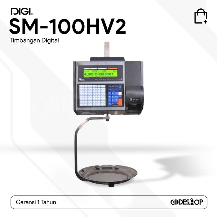 Promo Digi SM-100H V2 Timbangan Digital Print Label Harga 15kg Cicil 0% ...