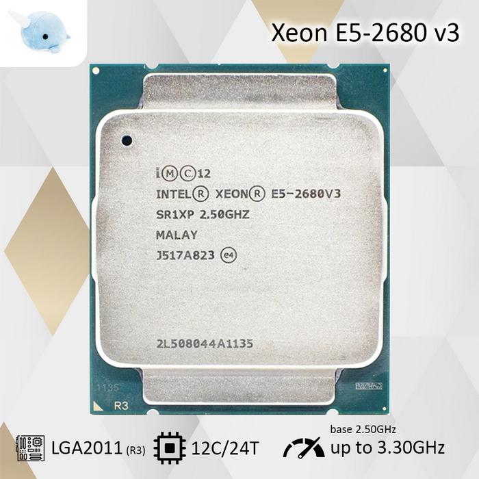 Jual Intel Xeon E5-2680 v3 Processor 3.30GHz LGA 2011-3 CPU Second 12C24T - Kota Tangerang ...