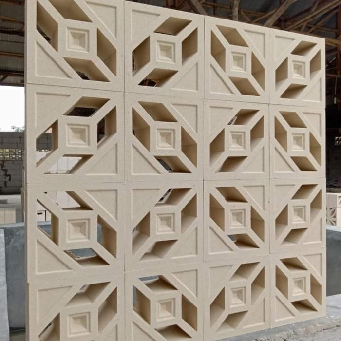 Jual roster beton minimalis/loster beton putih - Kab. Bekasi - Roster ...