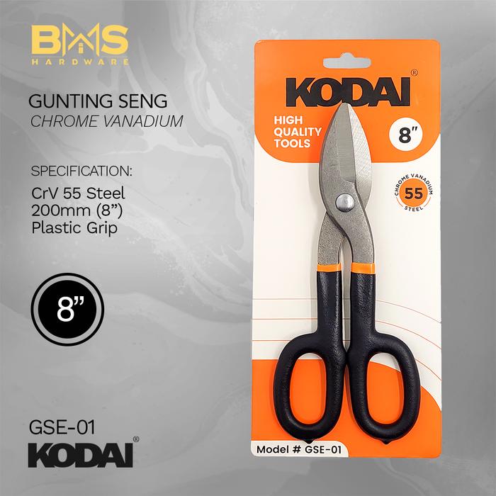Jual GUNTING SENG / Plat 8" / 10" / 12" (Inch) KODAI Chrome Vanadium ...
