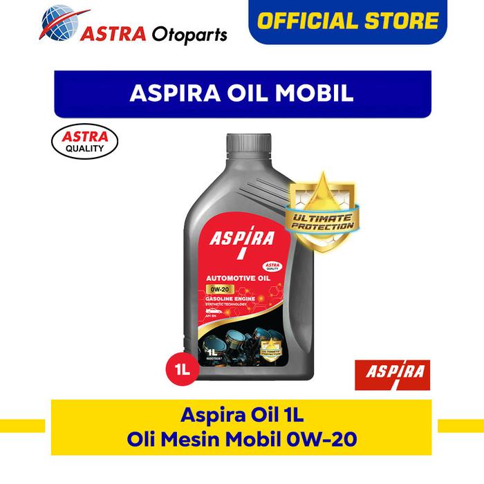Jual Oli Mesin Mobil 0W-20 Aspira Oil 1L - Kab. Bekasi - Astraotoshop Store | Tokopedia