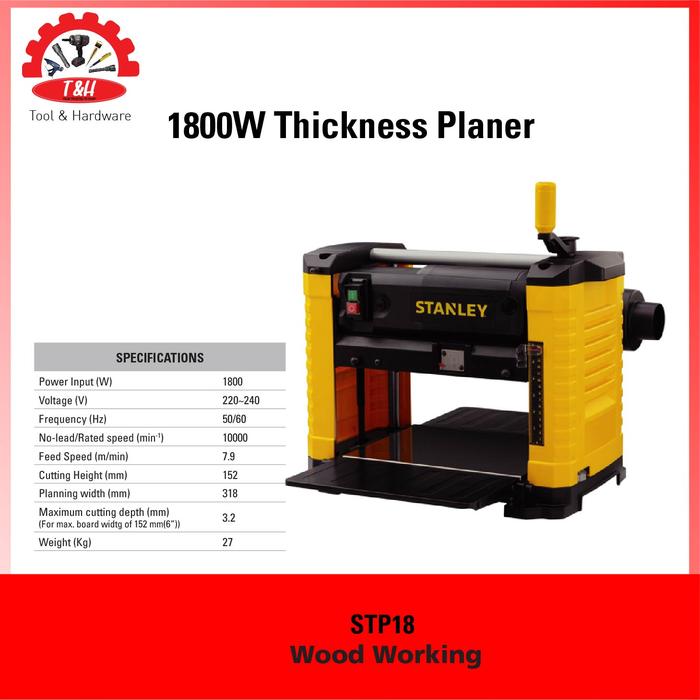 Jual STP18 Stanley / 1800W Thickness Planer / Mesin Serut Kayu ...