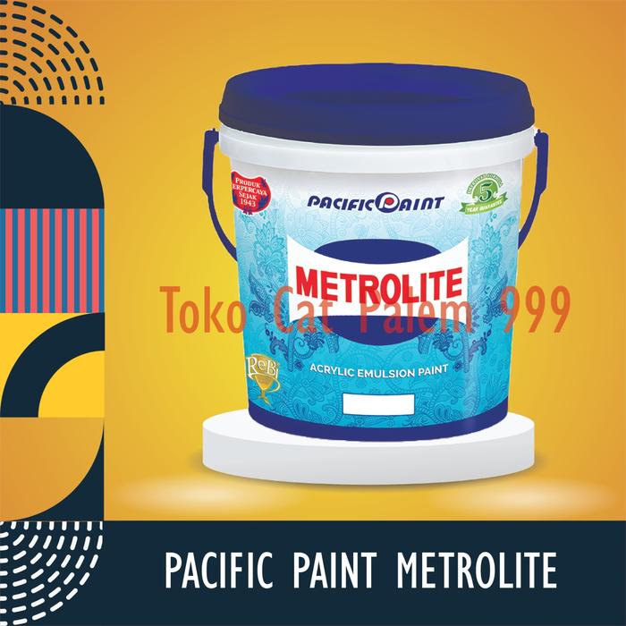 Jual CAT TEMBOK DAN PLAFOND METROLITE WARNA PUTIH KEBIRUAN KEMASAN 3.5 L - Jakarta Barat - Toko ...