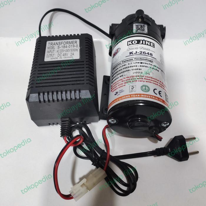 Jual Pompa Ro Booster 48 volt ( 400 - 500 gpd ro reverse osmosis sistem ...