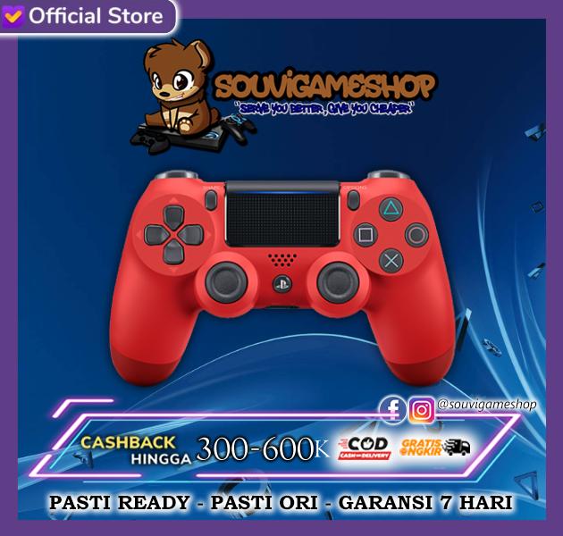 Jual DS4 DUALSHOCK 4 WIRELESS PS4 CONTROLLER NEW MODEL LIGHTBAR - MAGMA ...