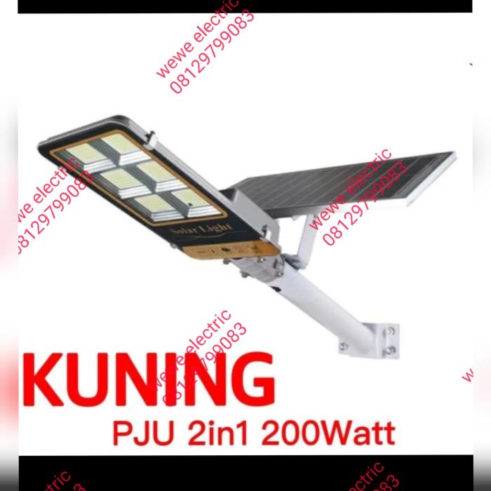 Jual lampu jalan pju panel surya solar sel 600w 600 watt lampu solar ...