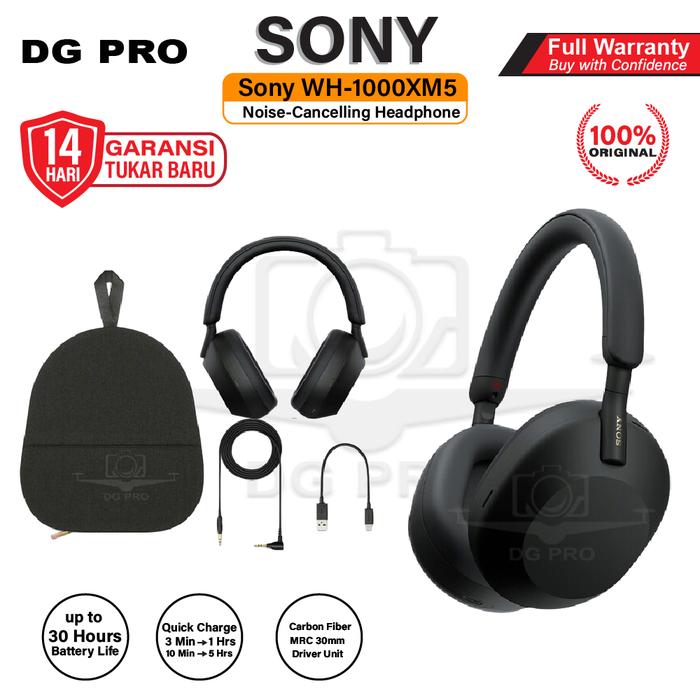 Jual Sony WH-1000XM5 / WH1000 XM5 / WH1000XM5 Noise-Cancelling ...
