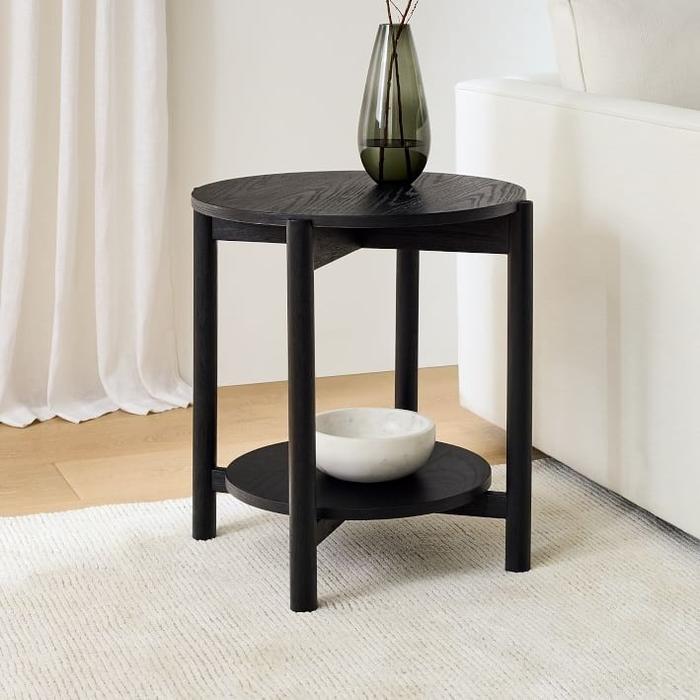 Jual SIDE TABLE BEDSIDE TABLE MINIMALIS NATURAL BLACK TREATHMENT - Kab ...