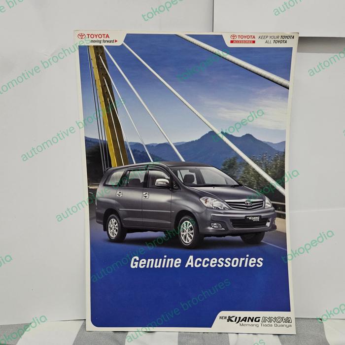 Jual brosur katalog mobil toyota kijang innova accessories 2009 leaflet ...
