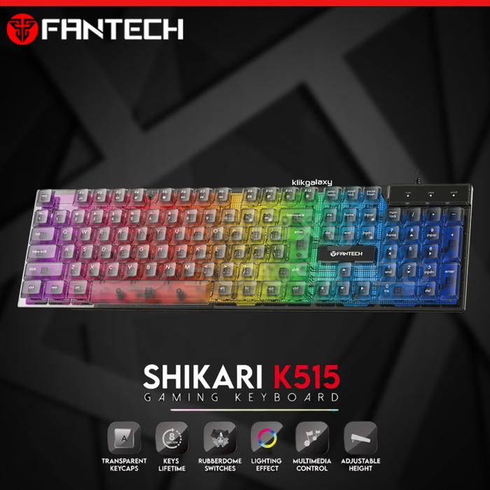 Jual Fantech K515 SHIKARI RGB Transparent Gaming Keyboard - Kota Malang - Gasol Kaliurang ...