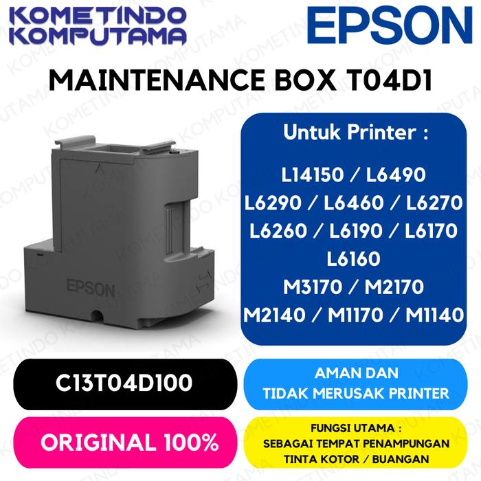 Jual Box T04D1 Maintenance Box Epson T04D100 For L11050, L14150, L6160 ...
