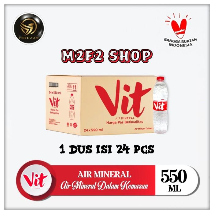 Jual Air Mineral Vit Tanggung Botol Pet - 550 ml (Harga Karton ...