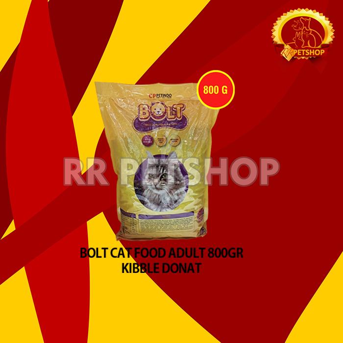 Jual Makanan Kucing Bolt Repack 1 Kg / Repacking Bolt 1kg - Donat 800gr ...