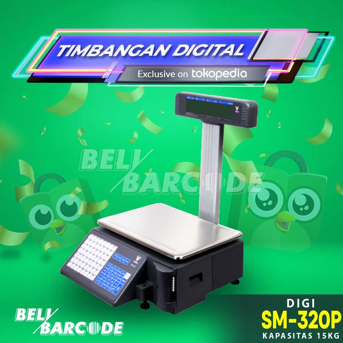 Jual TIMBANGAN LABEL DIGI SM 320 P - DIGI SM 320P - Kota Surabaya - Beli Barcode Surabaya ...