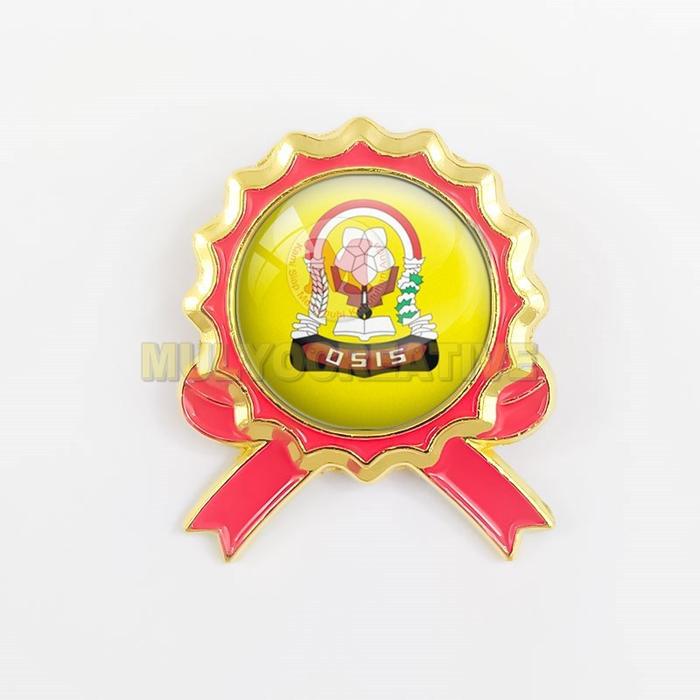 Jual Pin OSIS SMP Pin Bros Logo OSIS SMP Model Premium - Pita Silver ...