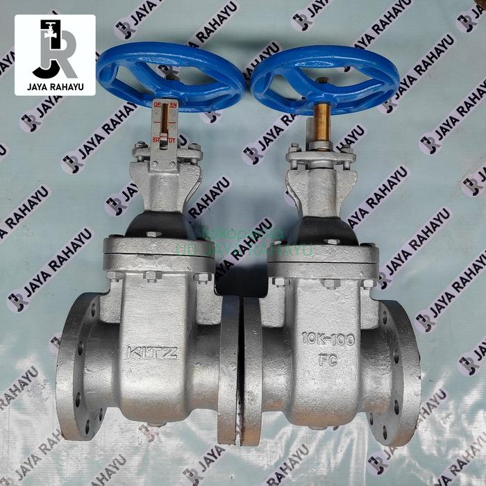 Jual Gate valve KITZ 4 Inch 10K FCWI Cast iron Gate valve 4 Inch JIS ...