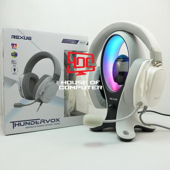Jual HEADSET GAMING REXUS THUNDERVOX HX35 USB 7.1 VIRTUAL SURROUND ...