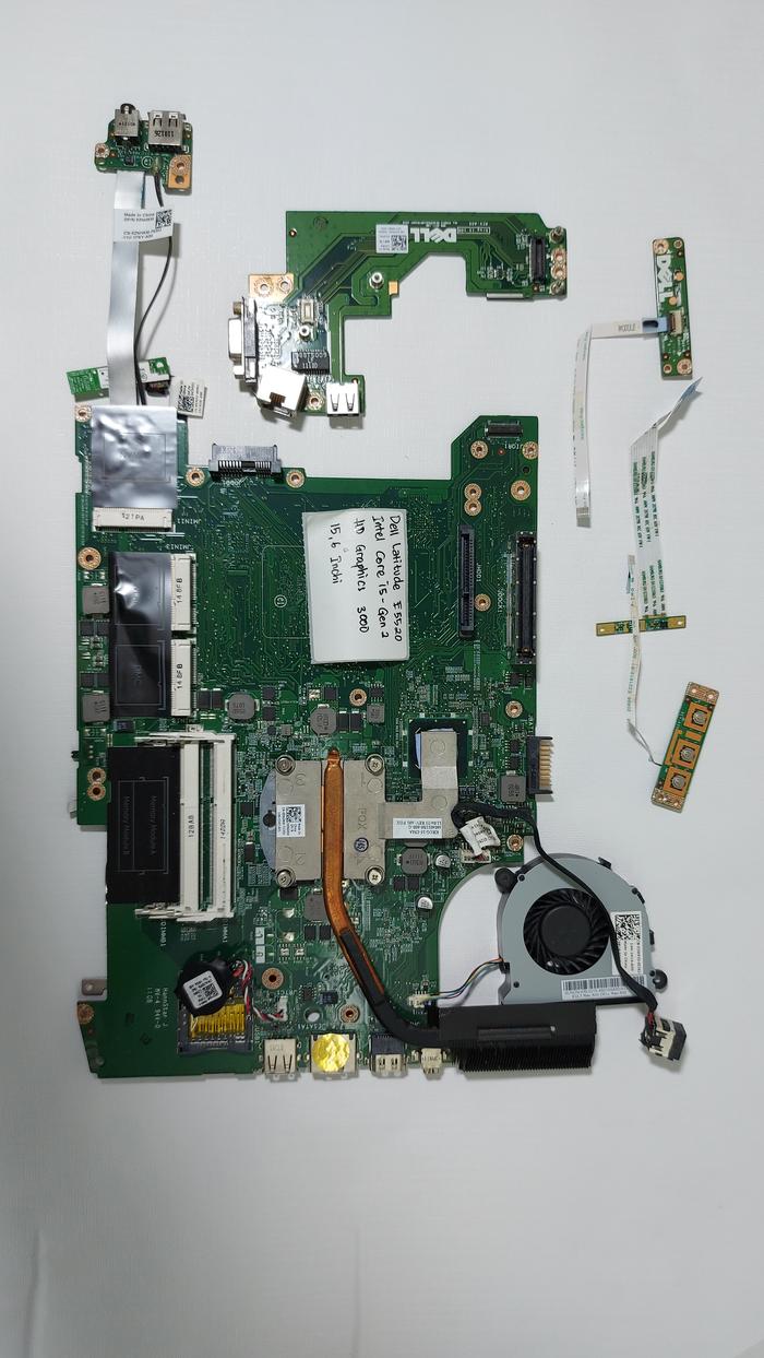 Jual MOTHERBOARD LAPTOP DELL LATITUDE E5520 SUPORT I5 GEN2 ORIGINAL ...