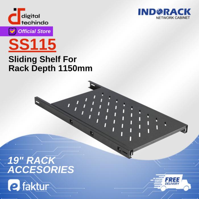 Promo INDORACK Accesories Sliding Shelf Depth 900mm Tatakan Rak Server ...