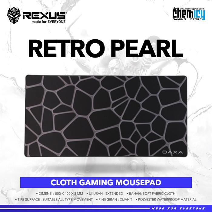 Promo Rexus Daxa Retro Pearl Extended Cloth Gaming Mousepad - Jakarta ...