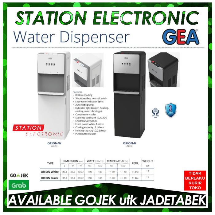 Jual Dispenser Galon Bawah Gea Orion Kompressor - Hitam Di Seller Shin ...