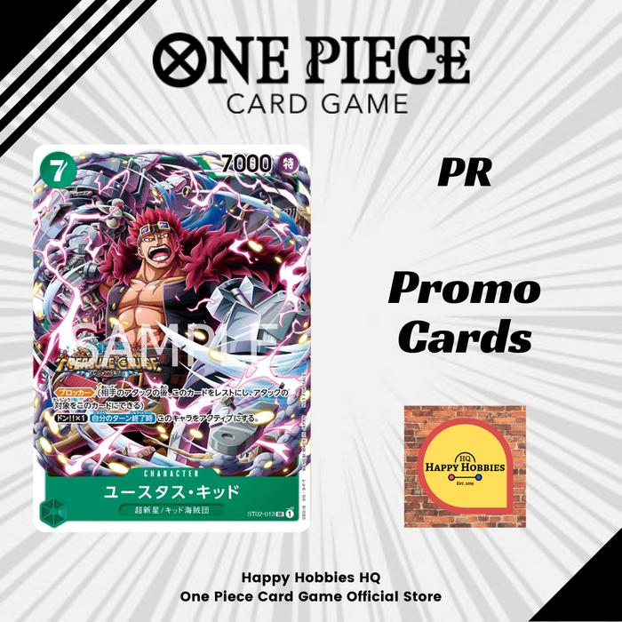 Promo One Piece Card Game ST02-013 Eustass Kid SR Promo - Kota Surabaya ...