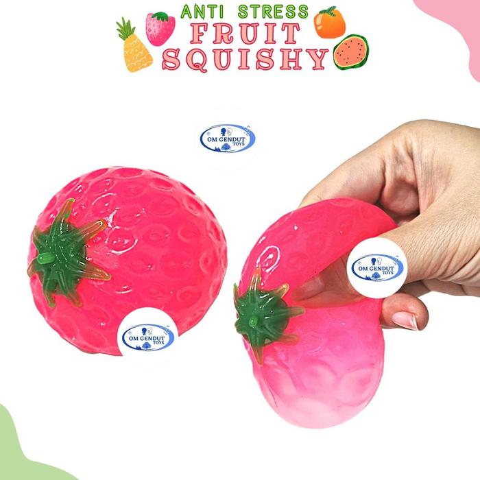 Jual OG Mainan Fruit Squishy Splash Ball / Bola Pencetan Anti Stress ...