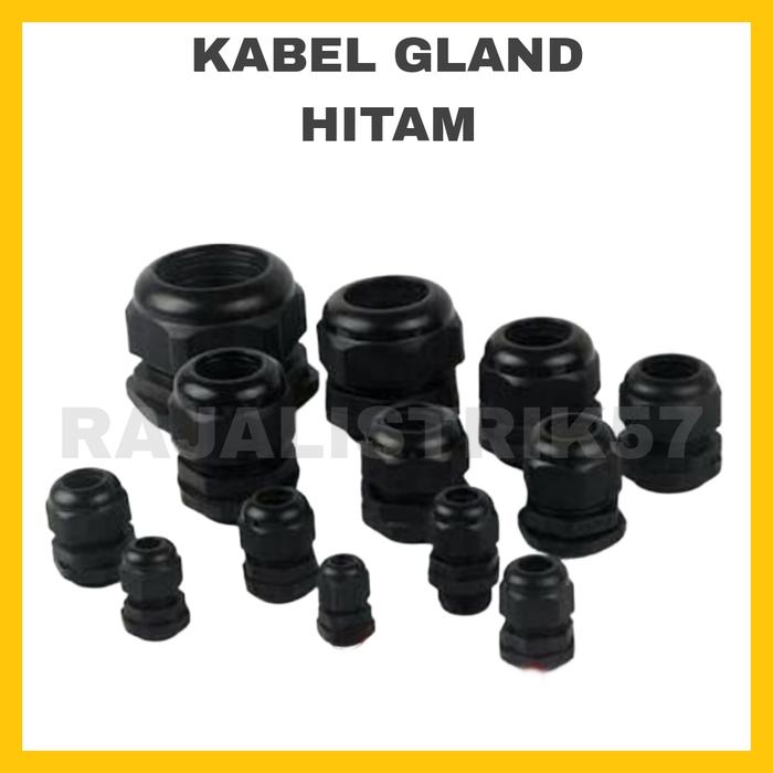 Jual PG Kabel Cable Gland Hitam PG9, PG11, Sampai PG36 Hitam - PG 11 ...