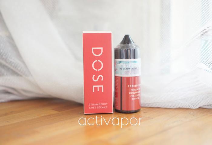 Jual DOSE STRAWBERRY CHEESECAKE Saltnic 40mg 30mg Liquid salt nic HAWA ...