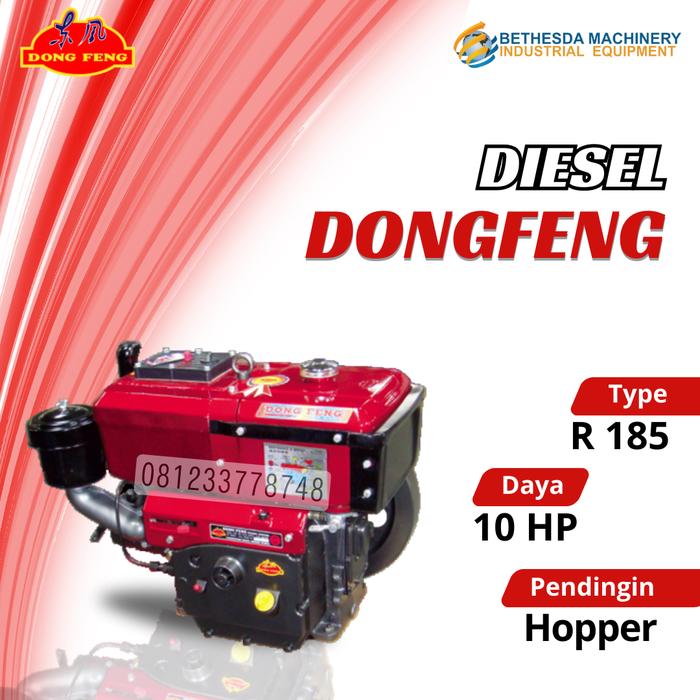 Jual Mesin Diesel Dongfeng 10 HP R 185 Engine Penggerak - Kota Surabaya ...