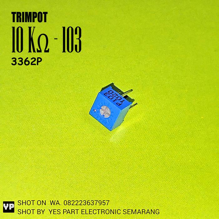 Jual Trimpot 10k ohm 103 3362P variable resistor cermet trimer potensio ...