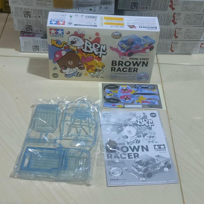 Promo body brown racer limited + decal + figure + kitab + box ori ...
