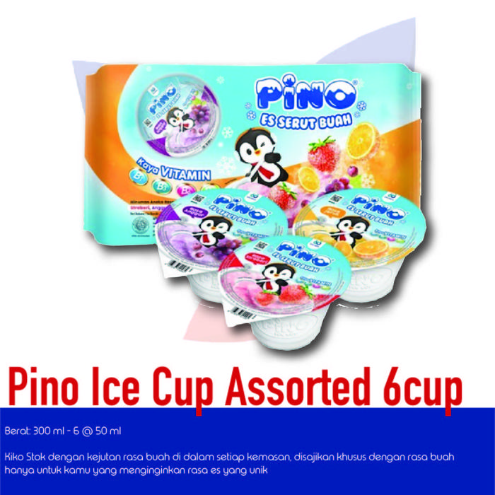 Jual Pino Ice Cup Assorted 50 ml 6 PCS - Kab. Sidoarjo - RPD OLSUB ...