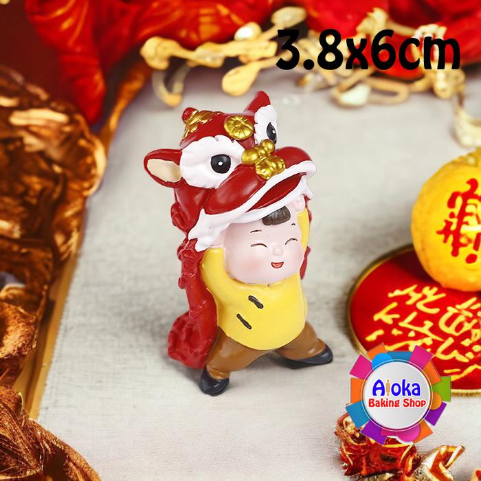 Jual Topper Cake Tema Imlek Barongsai Chinese New Year Burung Phoenix ...