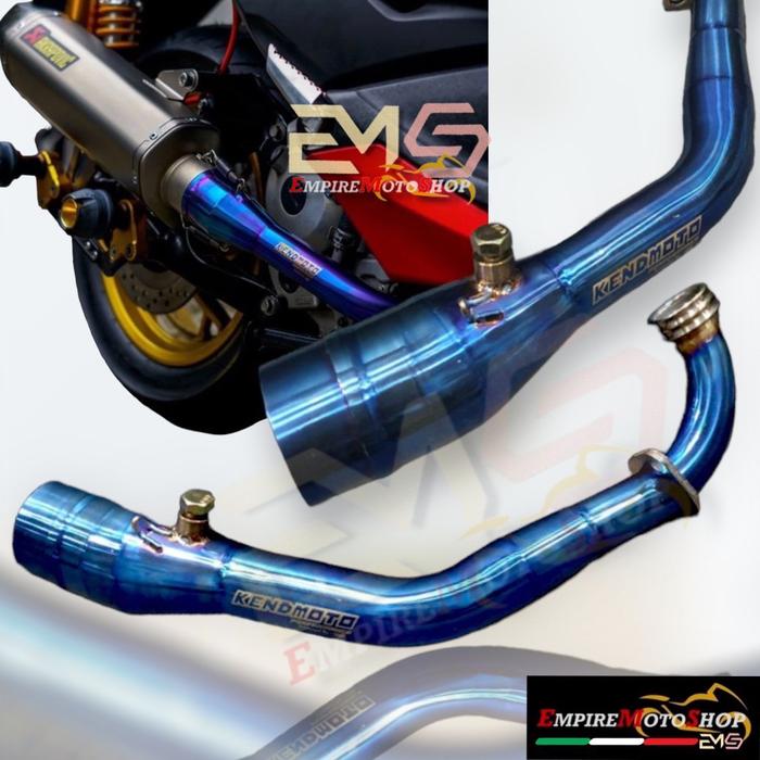Jual Kendmoto Header Xmax 250 Xmax250 Titanium Akrapovic Pipa ...