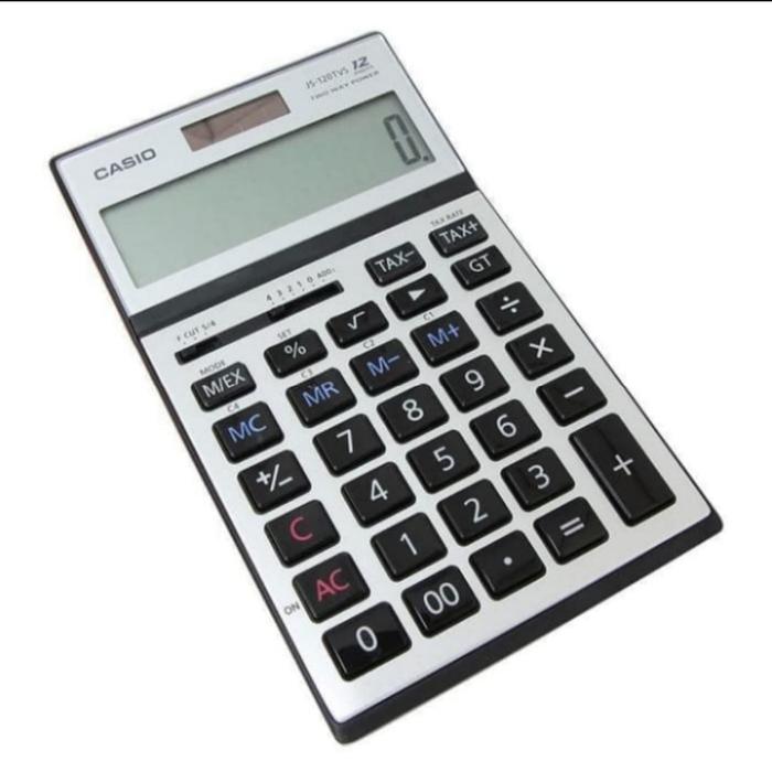 Jual CASIO KALKULATOR JS 120 TVS CALCULATOR di Seller smart projeck ...