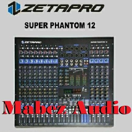 Jual MIXER AUDIO ZETAPRO SUPER PHANTOM 12, COMPRESSOR / Zetapro Original - Jakarta Barat - mabez ...