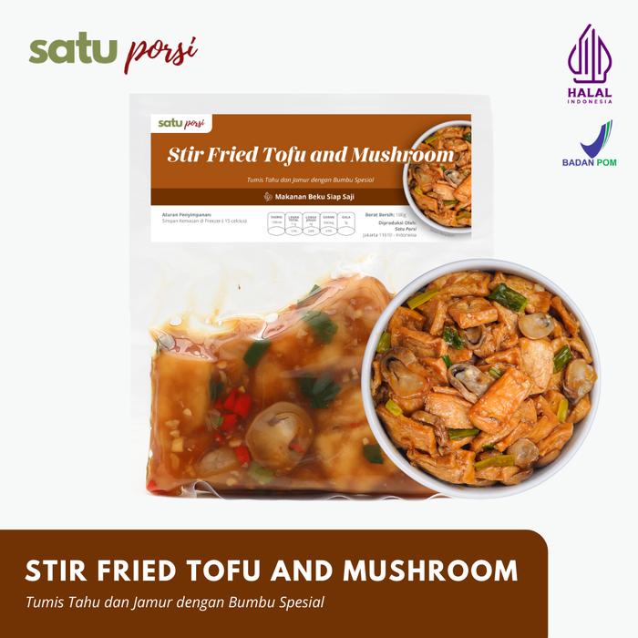 Jual Frozen Food Satu Porsi Stir Fried Tofu and Mushroom - Jakarta ...
