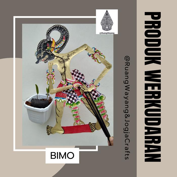 Jual Wayang Kulit Standar Dalang Bima Baladewa Bratasena Murah ...