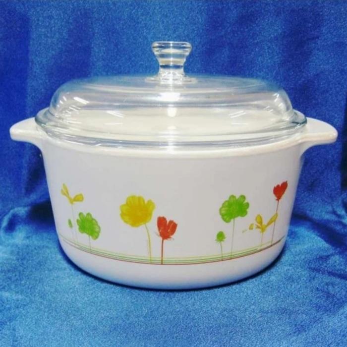 Jual Panci Masak Pot Kaca Luminarc Vitro Blooming Amber Casserole 1 ...