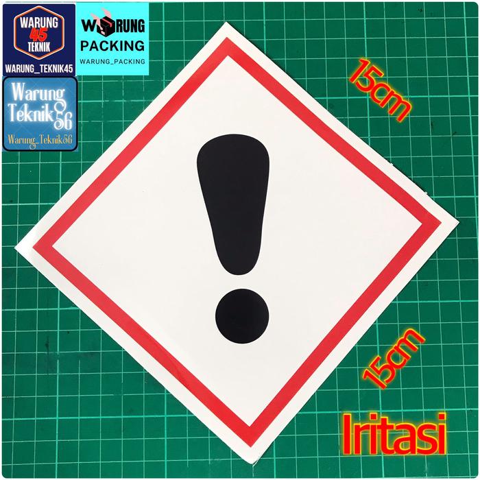 Jual Stiker Label Tanda Simbol Limbah B3 Stiker Bahan Berbahaya Beracun ...