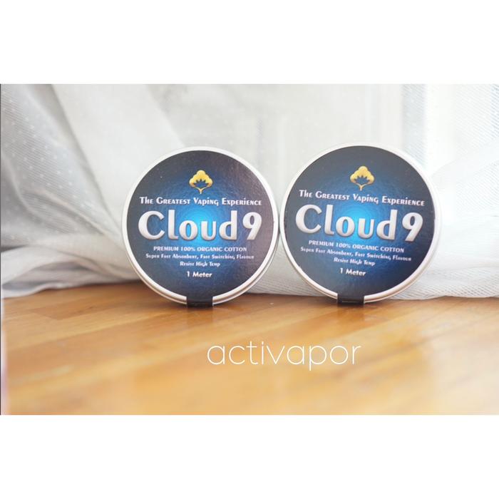 Jual Kapas Cloud 9 Nine Cotton 1 Meter Kaleng Organik Organic Vape ...