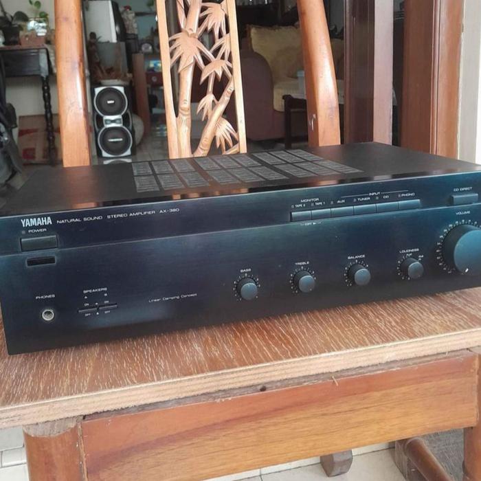 Jual YAMAHA AX380 AMPLIFIER STEREO INTEGRATED GOOD SECOND ORIGINAL ...