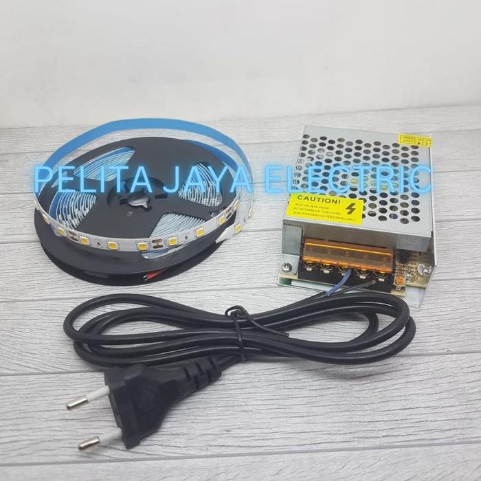 Jual BUNDLING : LEDSTRIP + TRAFO + KABEL POWER AC ~ READY STOCK ...