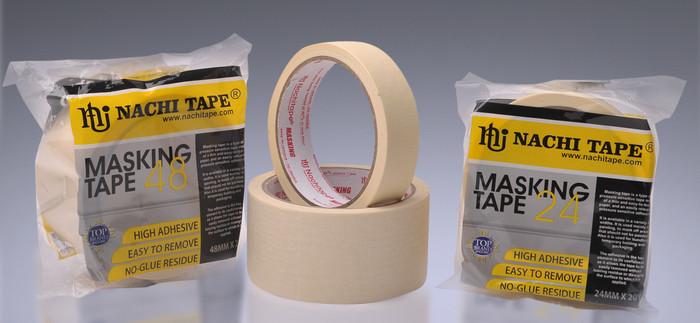 Jual Nachi Masking Tape Lakban Kertas Cream Nachi 24 mm x 20 Yard ...