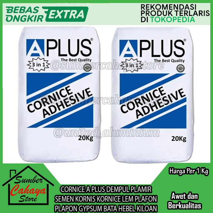 Jual Cornice A Plus Dempul Plamir Semen Kornis Kornice Kompon Gypsum ...